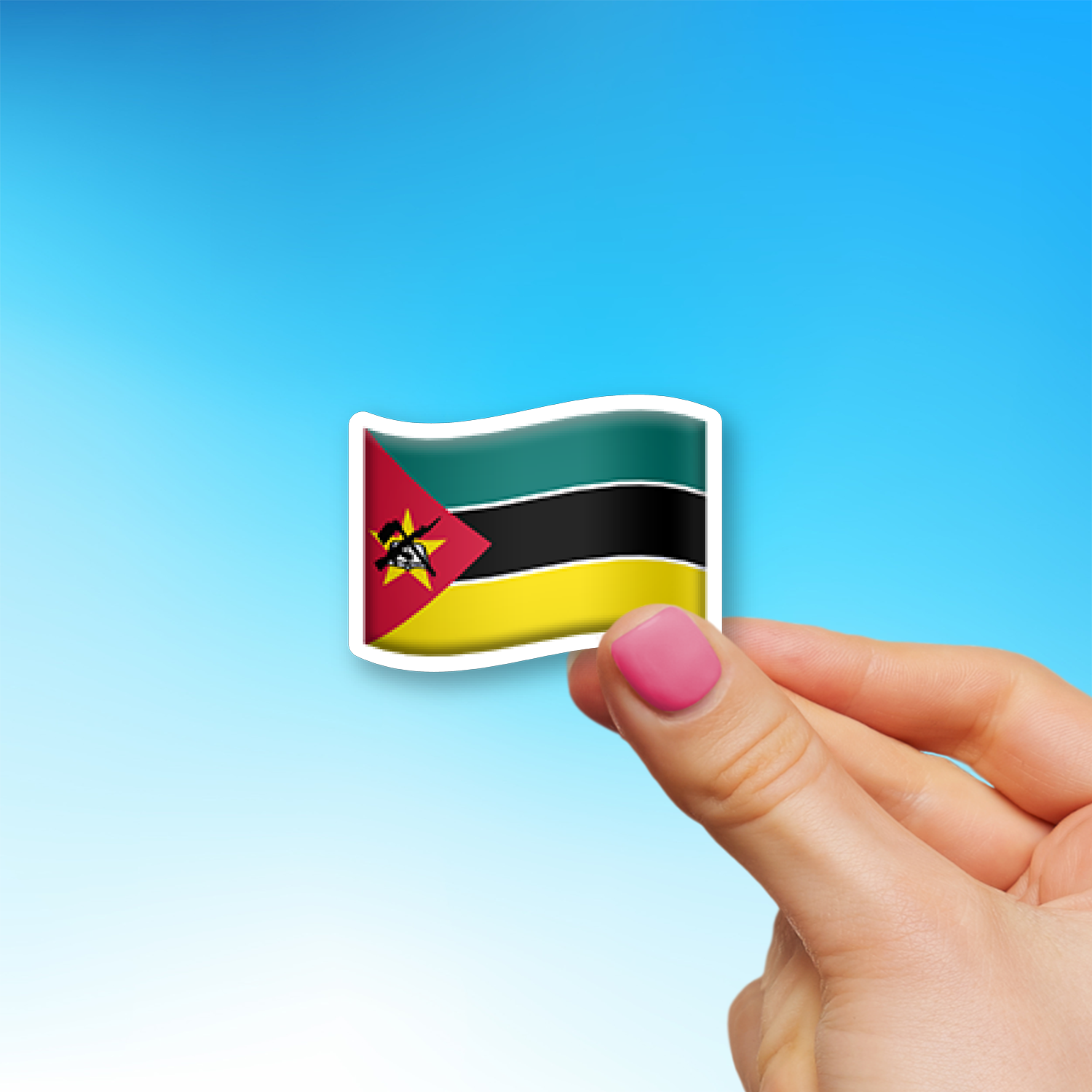 🇲🇿 Flag: Mozambique Emoji Sticker - Die-Cut, Multiple Sizes – EmojiStickers.com