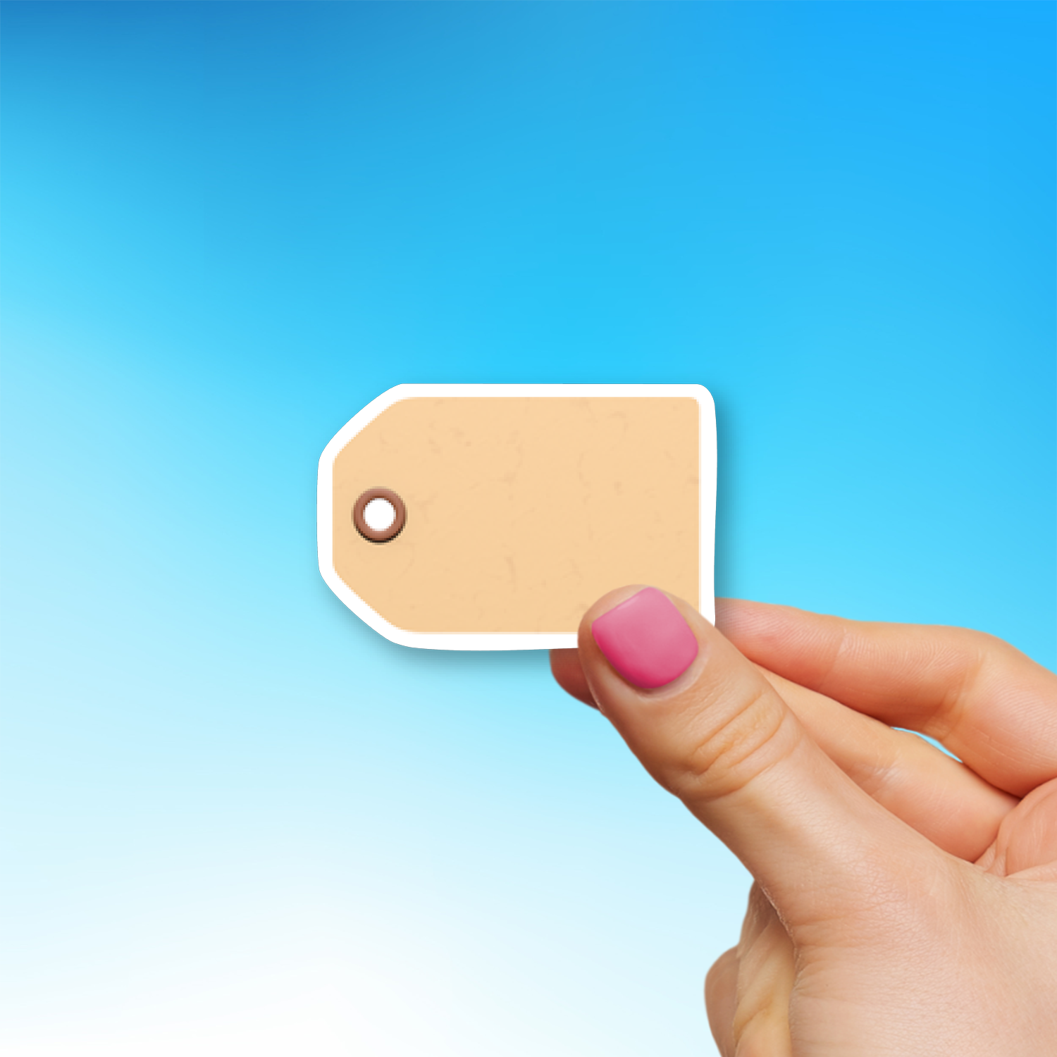 🏷️ Label Emoji Sticker - Die-Cut, Multiple Sizes – EmojiStickers.com