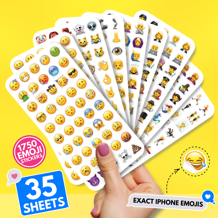 Emoji Stickers | Die Cut Stickers as seen on iPhones & Instagram ...