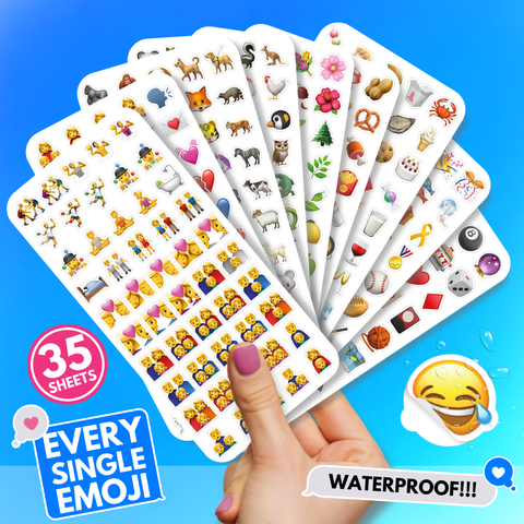 Emoji Stickers | Die Cut Stickers as seen on iPhones & Instagram ...