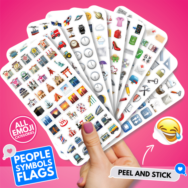 Emoji Stickers | Die Cut Stickers as seen on iPhones & Instagram ...
