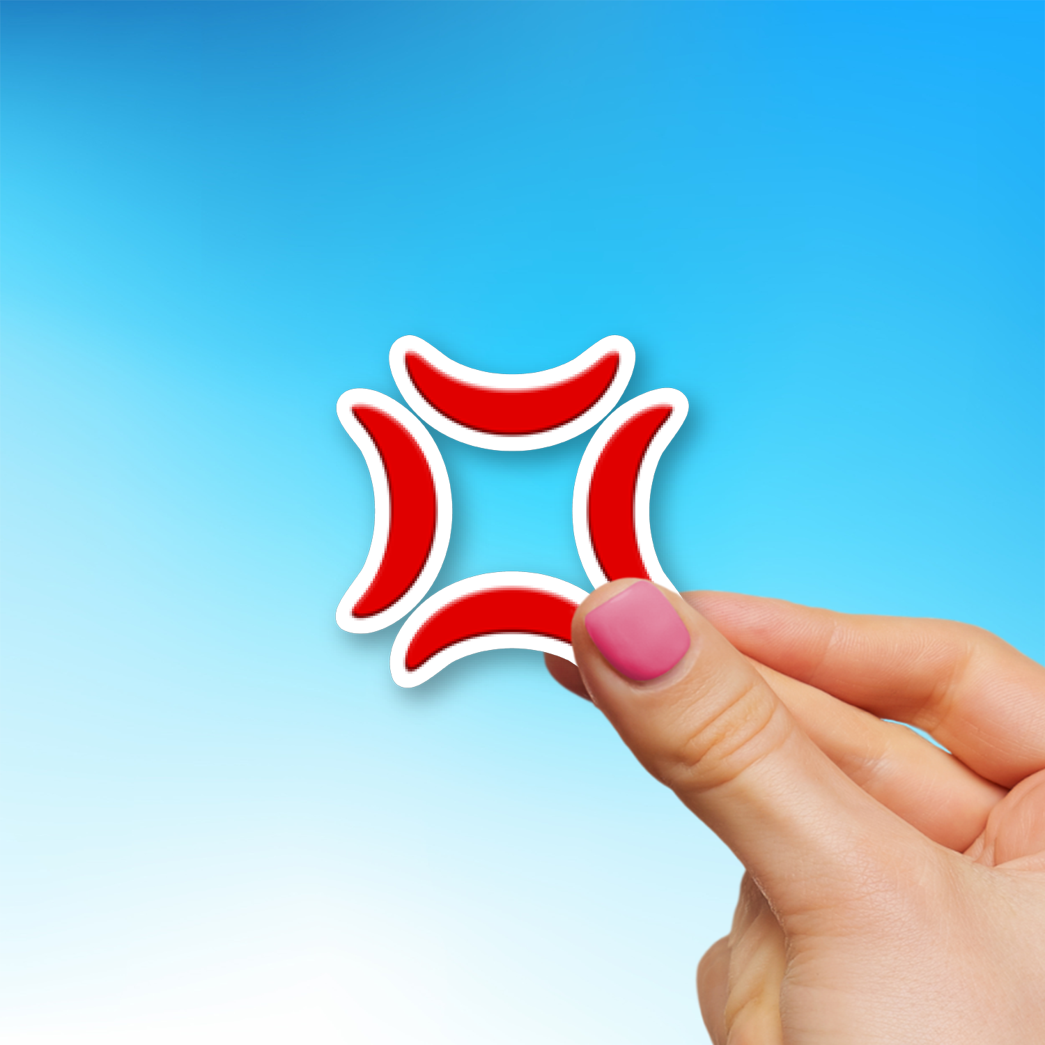 💢 Anger Symbol Emoji Sticker - Die-Cut, Multiple Sizes – EmojiStickers.com