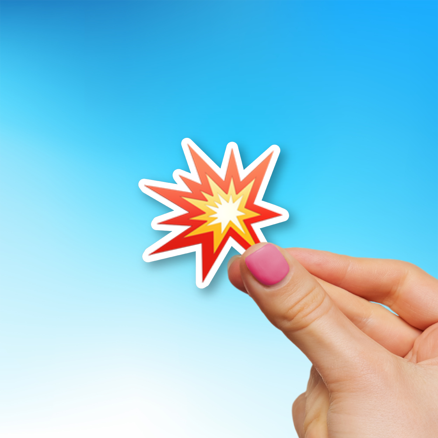 💥 Collision Emoji Sticker - Die-Cut, Multiple Sizes – EmojiStickers.com