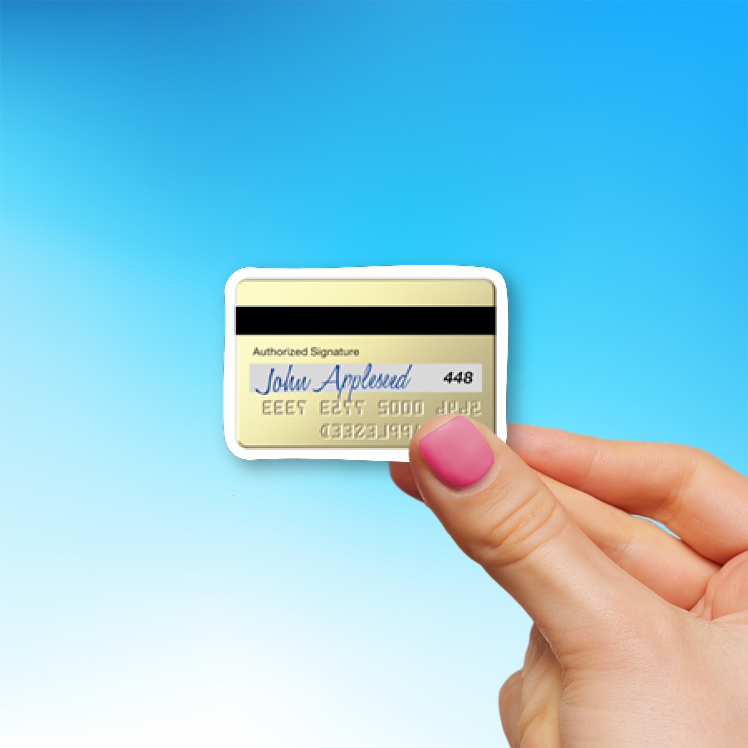 💳 Credit Card Emoji Sticker - Die-Cut, Multiple Sizes – EmojiStickers.com