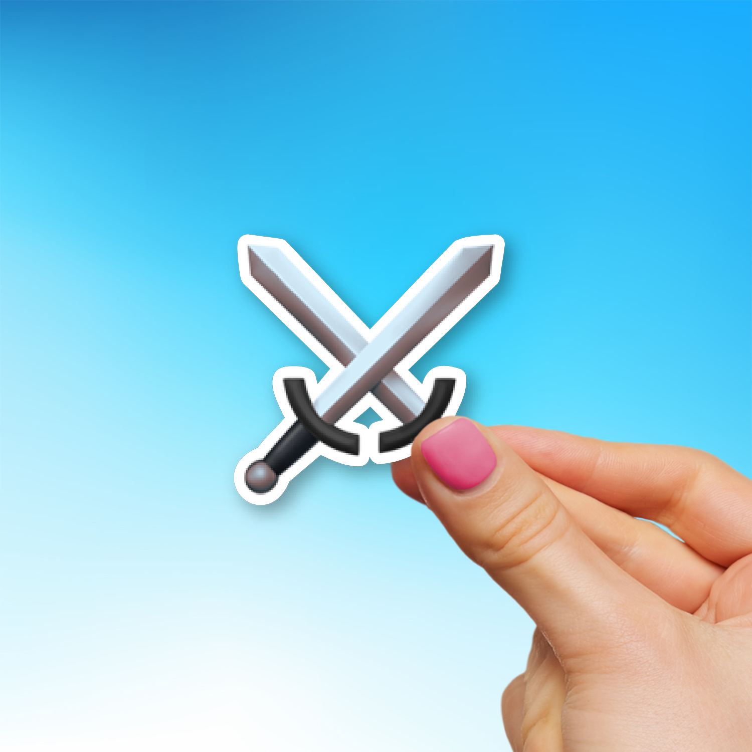 ⚔️ Crossed Swords Emoji Sticker - Die-Cut, Multiple Sizes ...