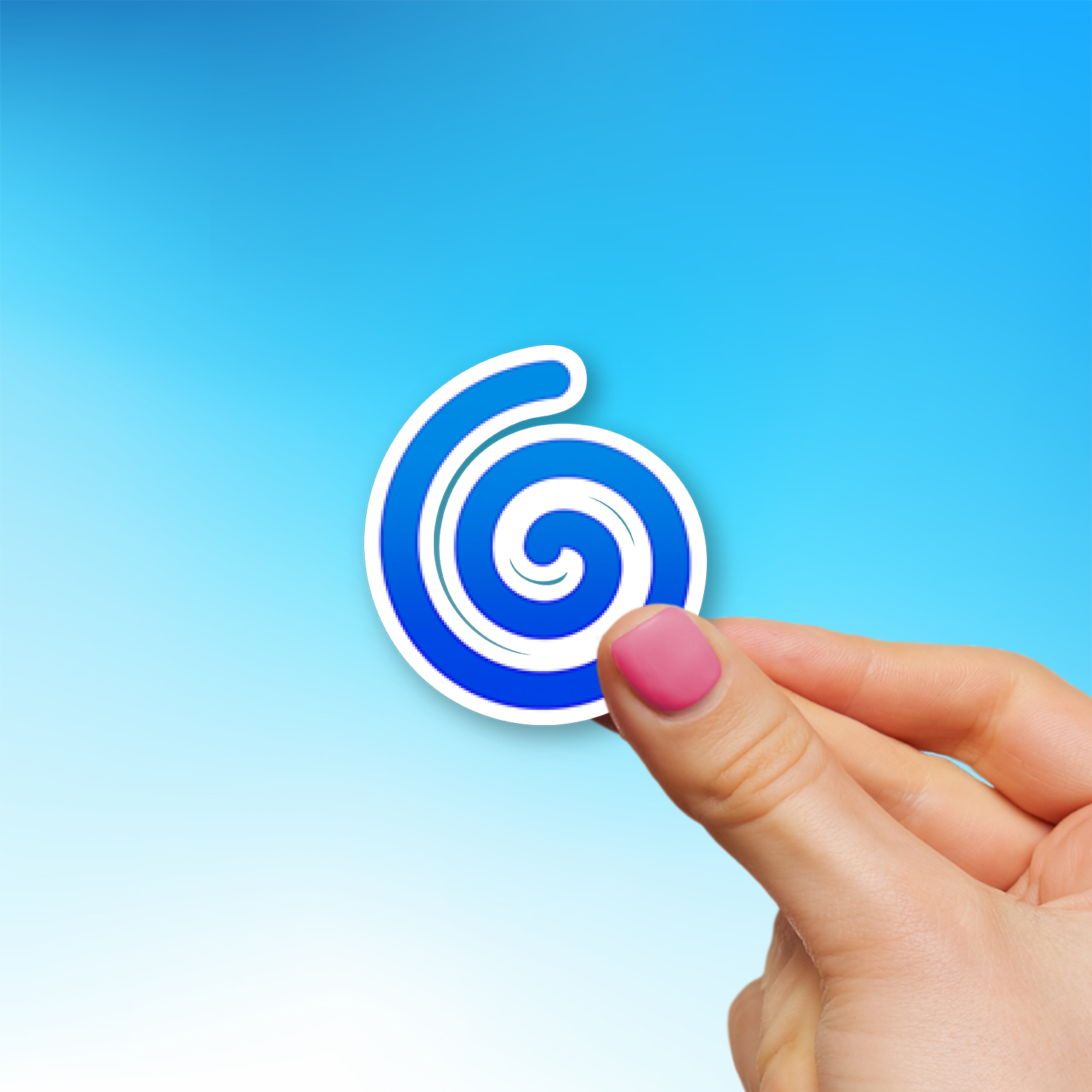 🌀 Cyclone Emoji Sticker - Die-Cut, Multiple Sizes – EmojiStickers.com