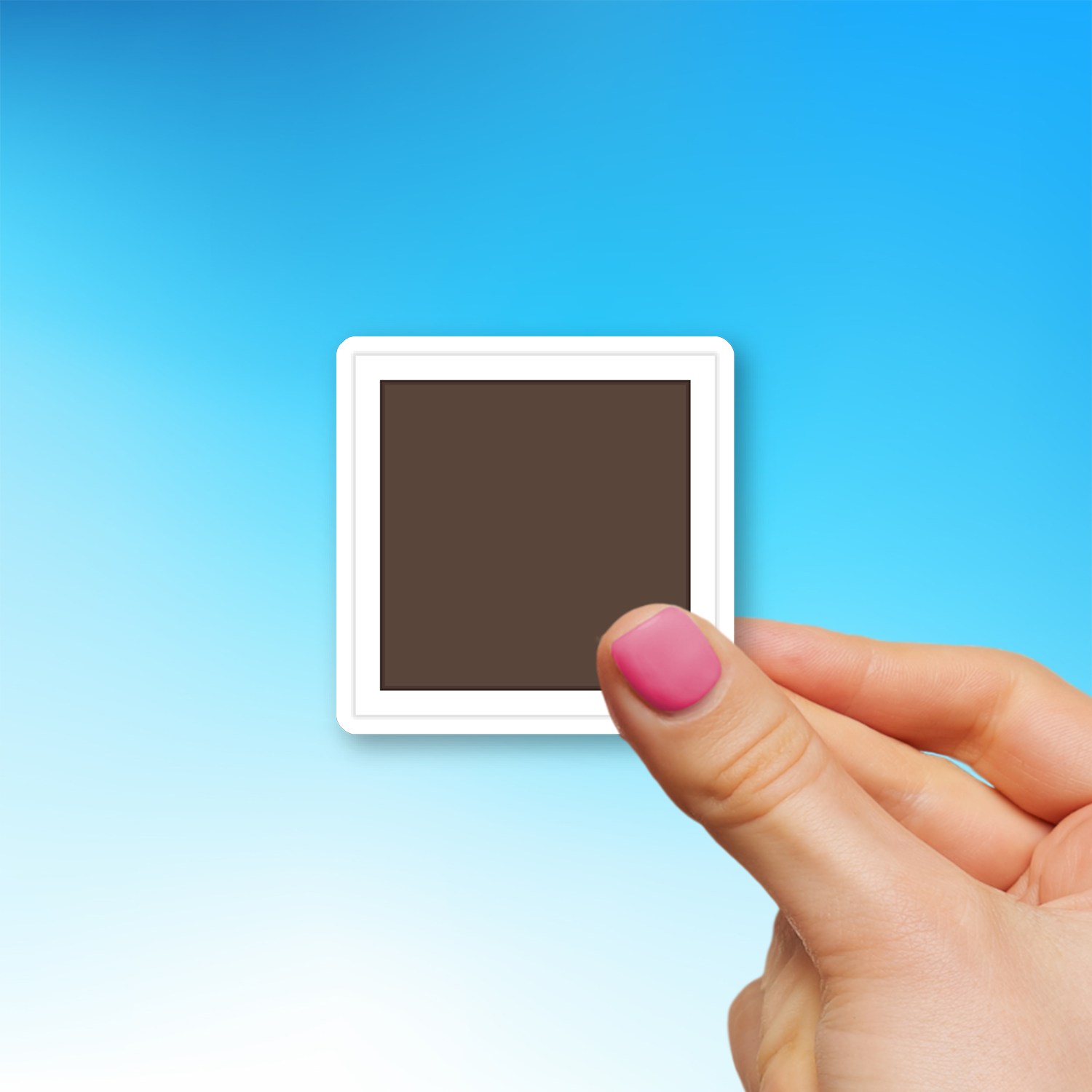 🏿 Dark Skin Tone Emoji Sticker - Die-Cut, Multiple Sizes ...