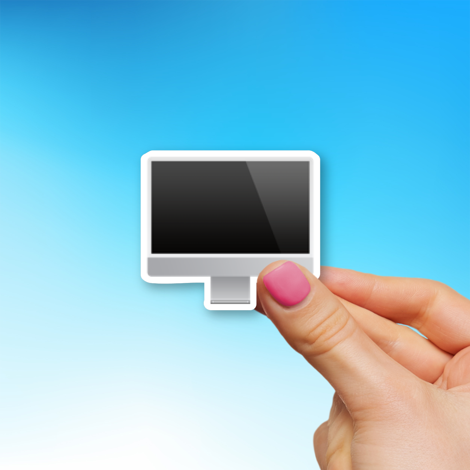 🖥️ Desktop Computer Emoji Sticker - Die-Cut, Multiple Sizes ...