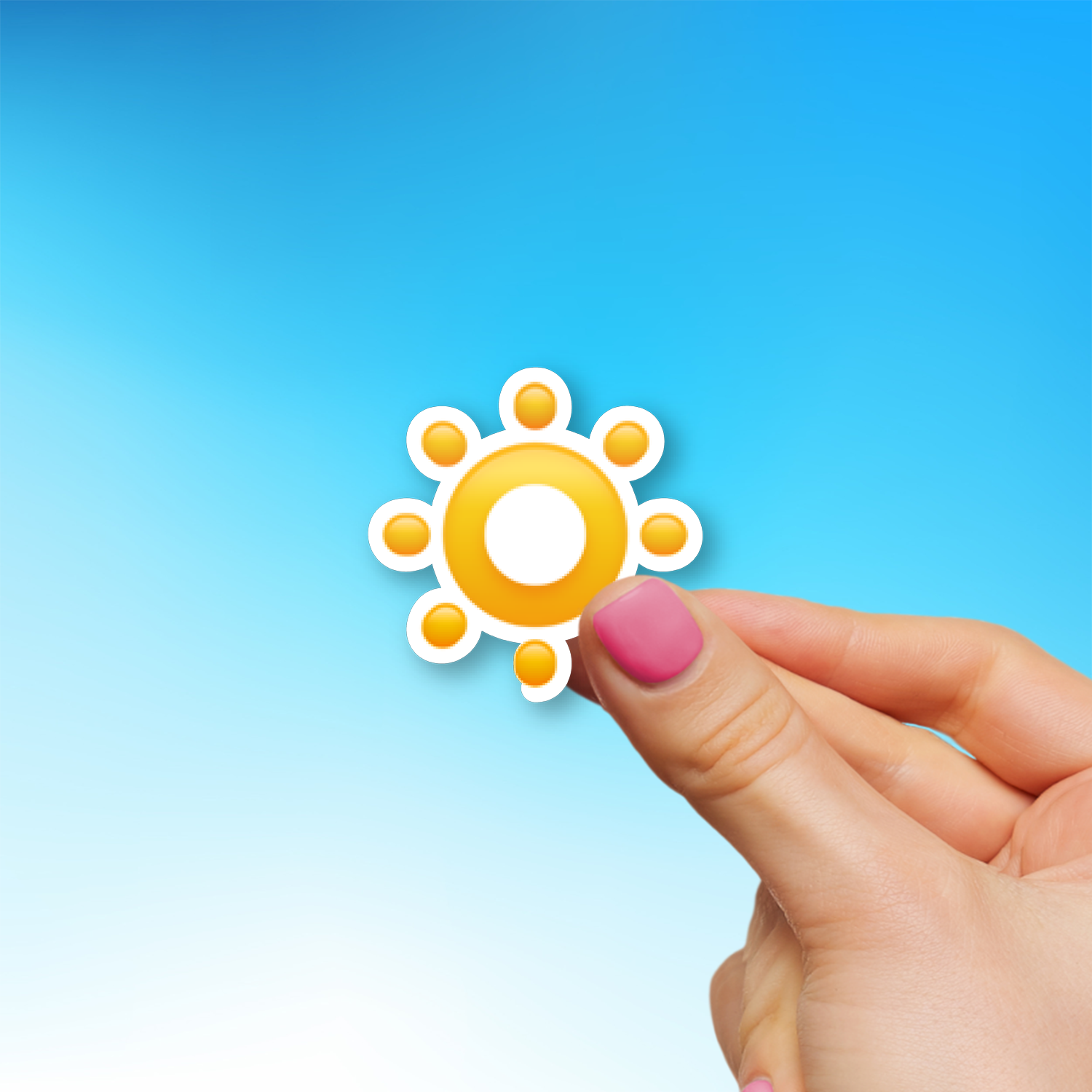 🔅 Dim Button Emoji Sticker - Die-Cut, Multiple Sizes – EmojiStickers.com