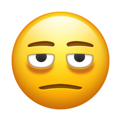 Face with Bags Under Eyes Emoji Sticker - Die-Cut, Multiple Sizes ...