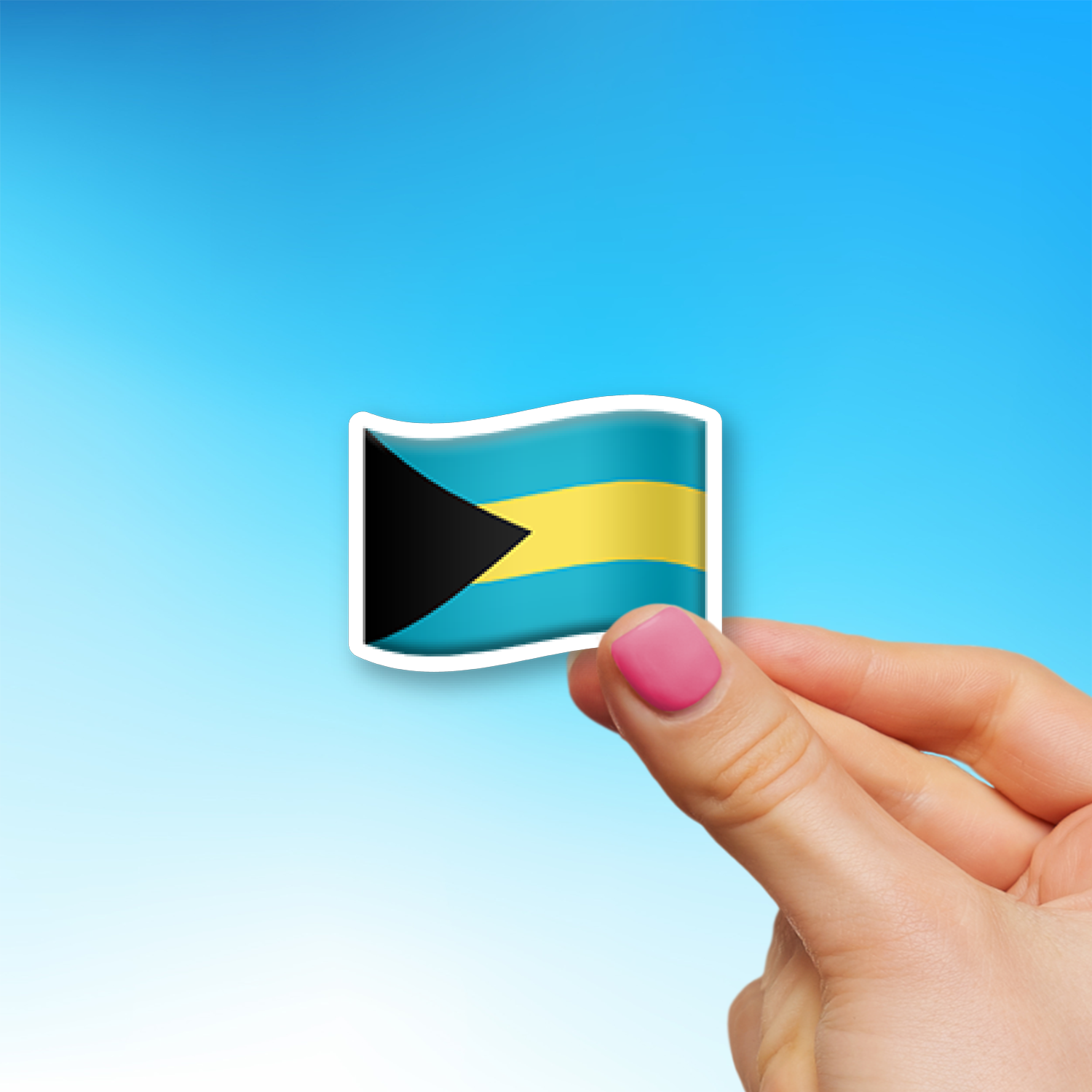 🇧🇸 Flag: Bahamas Emoji Sticker - Die-Cut, Multiple Sizes ...