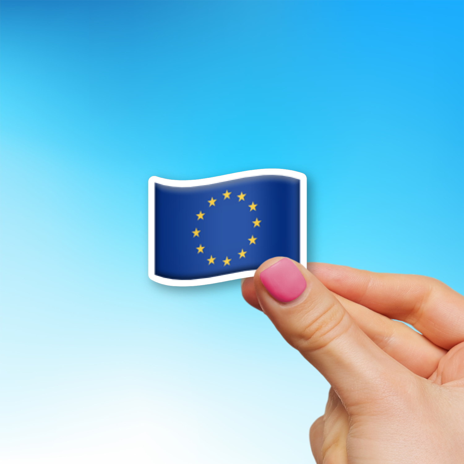 🇪🇺 Flag: European Union Emoji Sticker - Die-Cut, Multiple Sizes ...