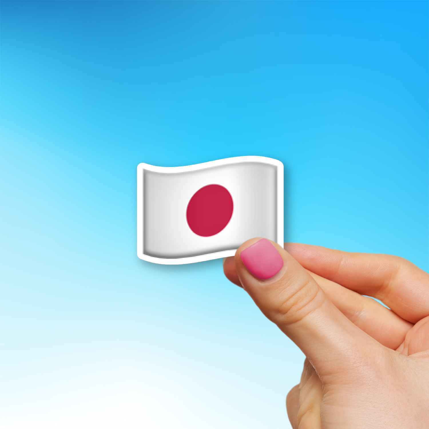 🇯🇵 Flag: Japan Emoji Sticker - Die-Cut, Multiple Sizes – EmojiStickers.com