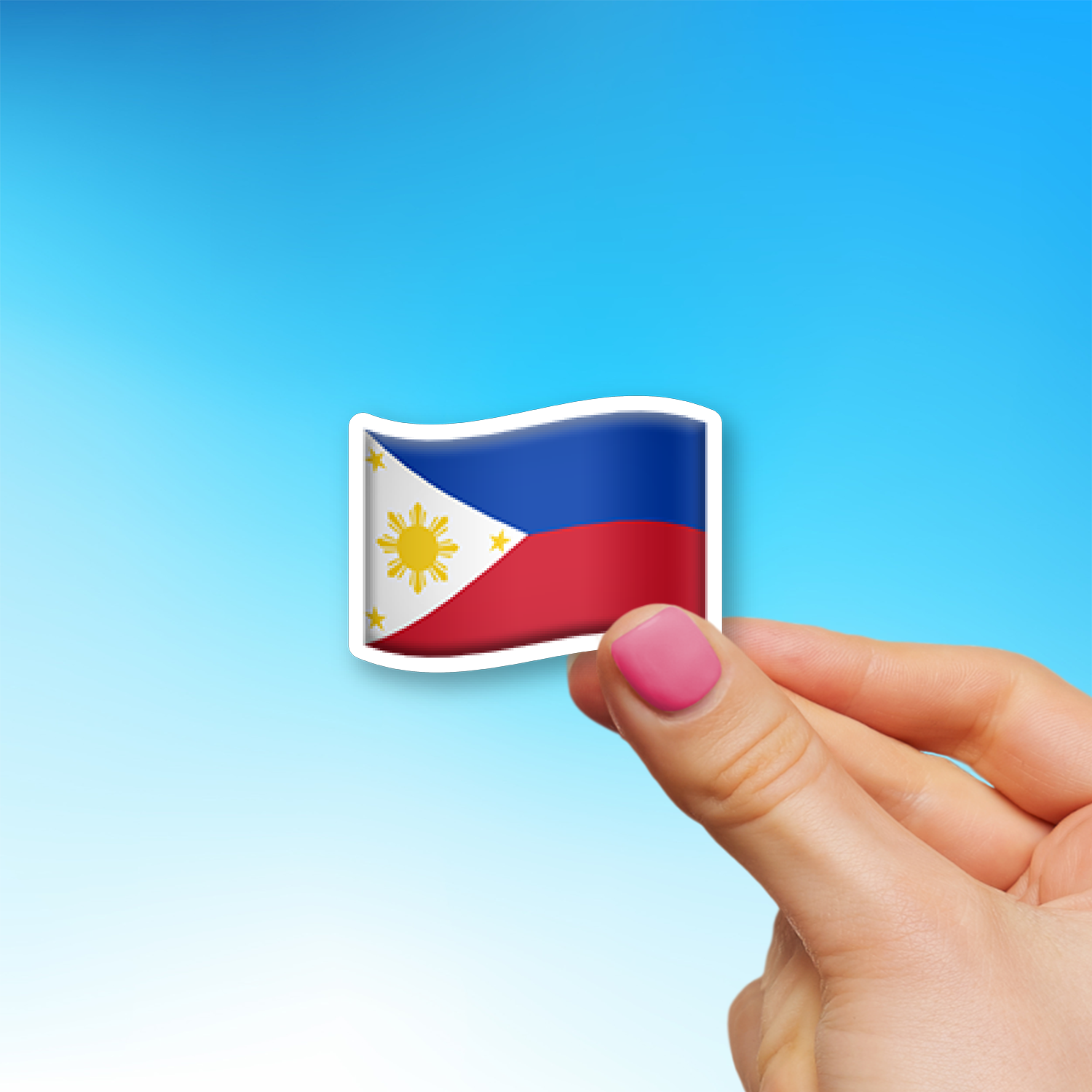 🇵🇭 Flag: Philippines Emoji Sticker - Die-Cut, Multiple Sizes ...