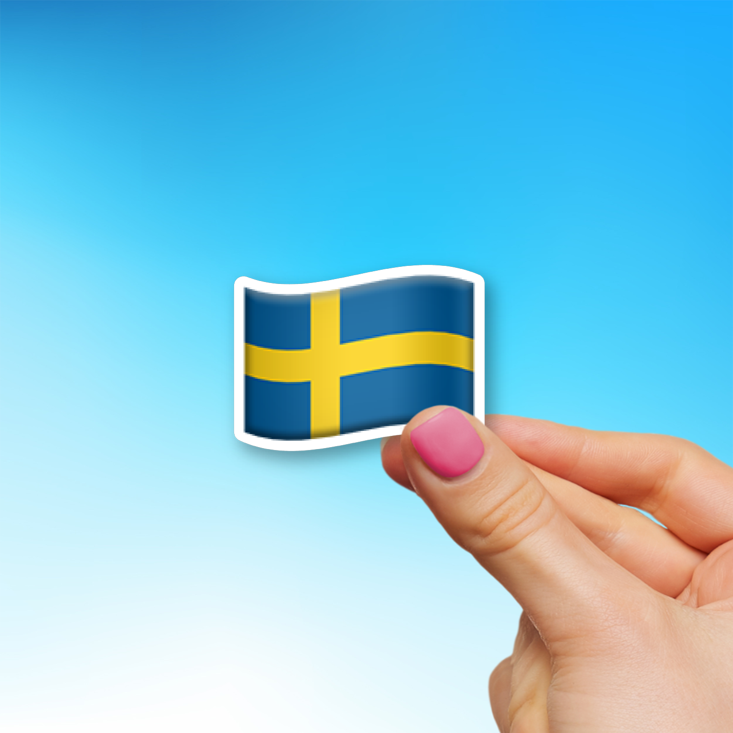🇸🇪 Flag: Sweden Emoji Sticker - Die-Cut, Multiple Sizes – EmojiStickers.com