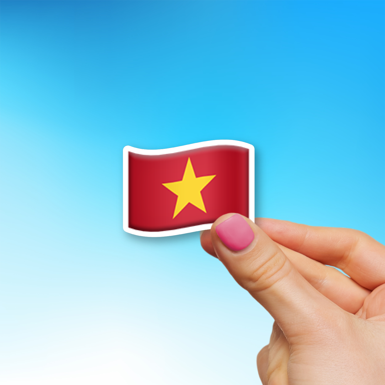 🇻🇳 Flag: Vietnam Emoji Sticker - Die-Cut, Multiple Sizes ...