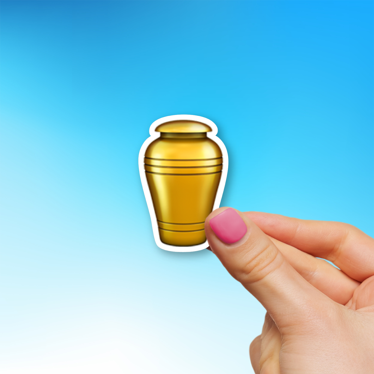 ⚱️ Funeral Urn Emoji Sticker - Die-Cut, Multiple Sizes – EmojiStickers.com