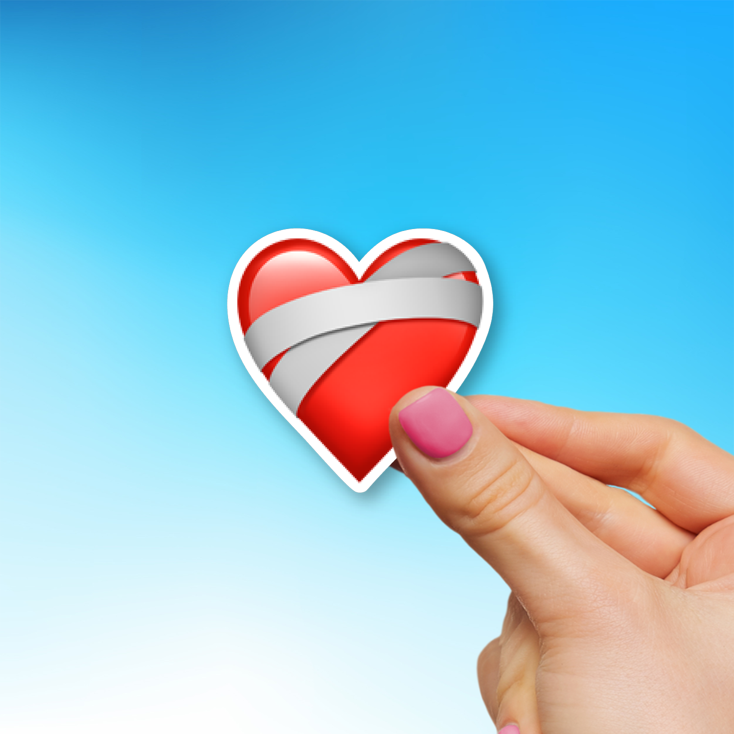 ️‍🩹 Mending Heart Emoji Sticker - Die-Cut, Multiple Sizes ...