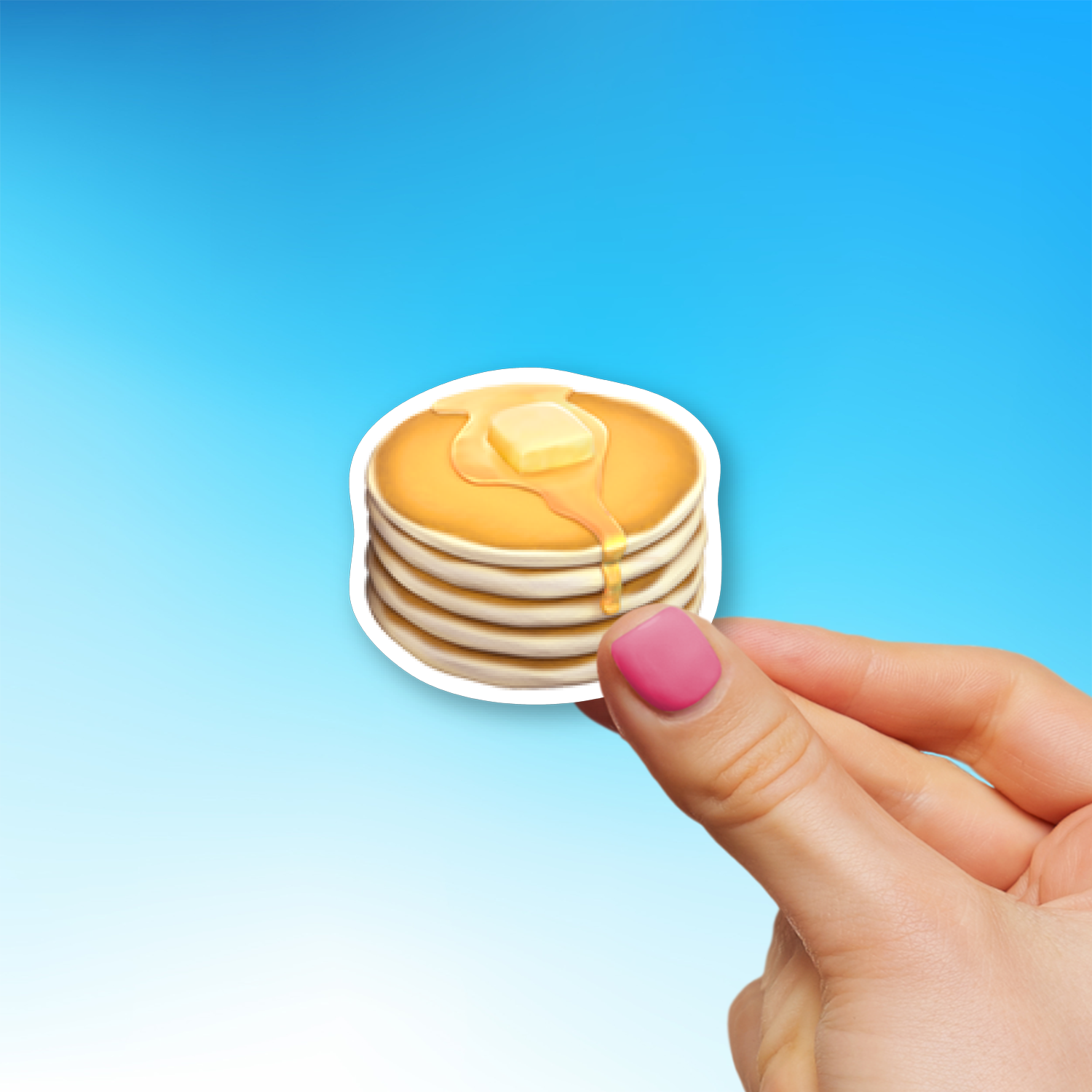 🥞 Pancakes Emoji Sticker - Die-Cut, Multiple Sizes – EmojiStickers.com
