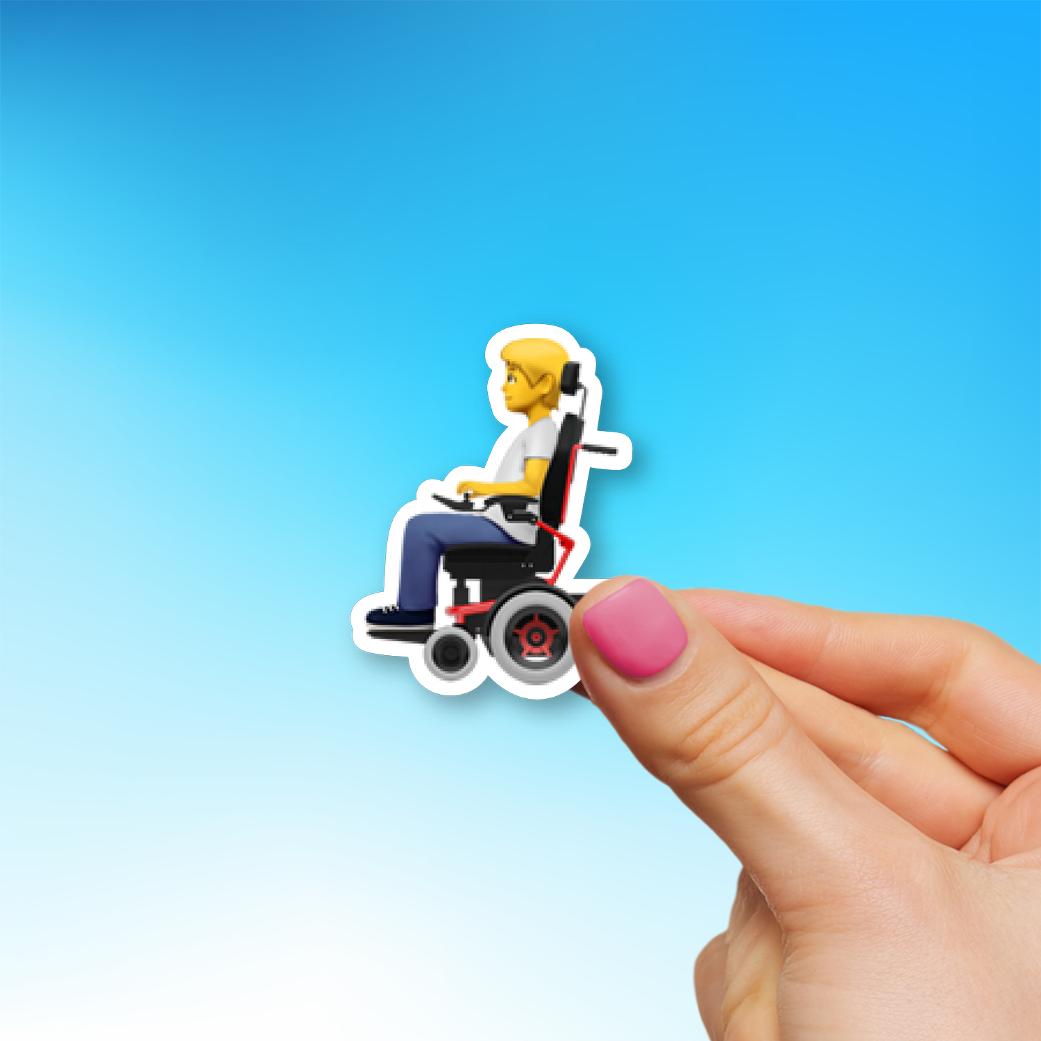 🧑‍🦼 Person In Motorized Wheelchair Emoji Sticker - Die-Cut, Multiple ...