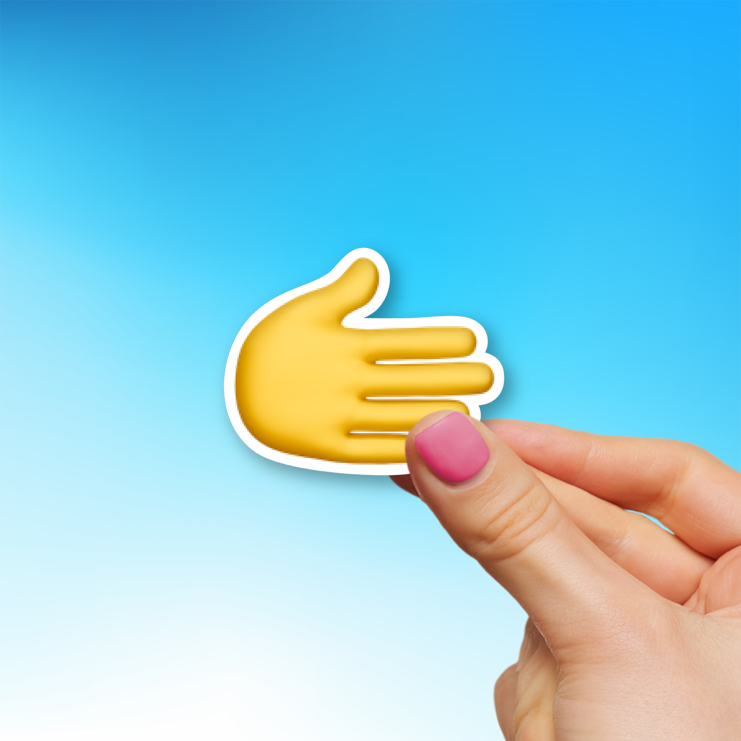 🫱 Rightwards Hand Emoji Sticker - Die-Cut, Multiple Sizes ...