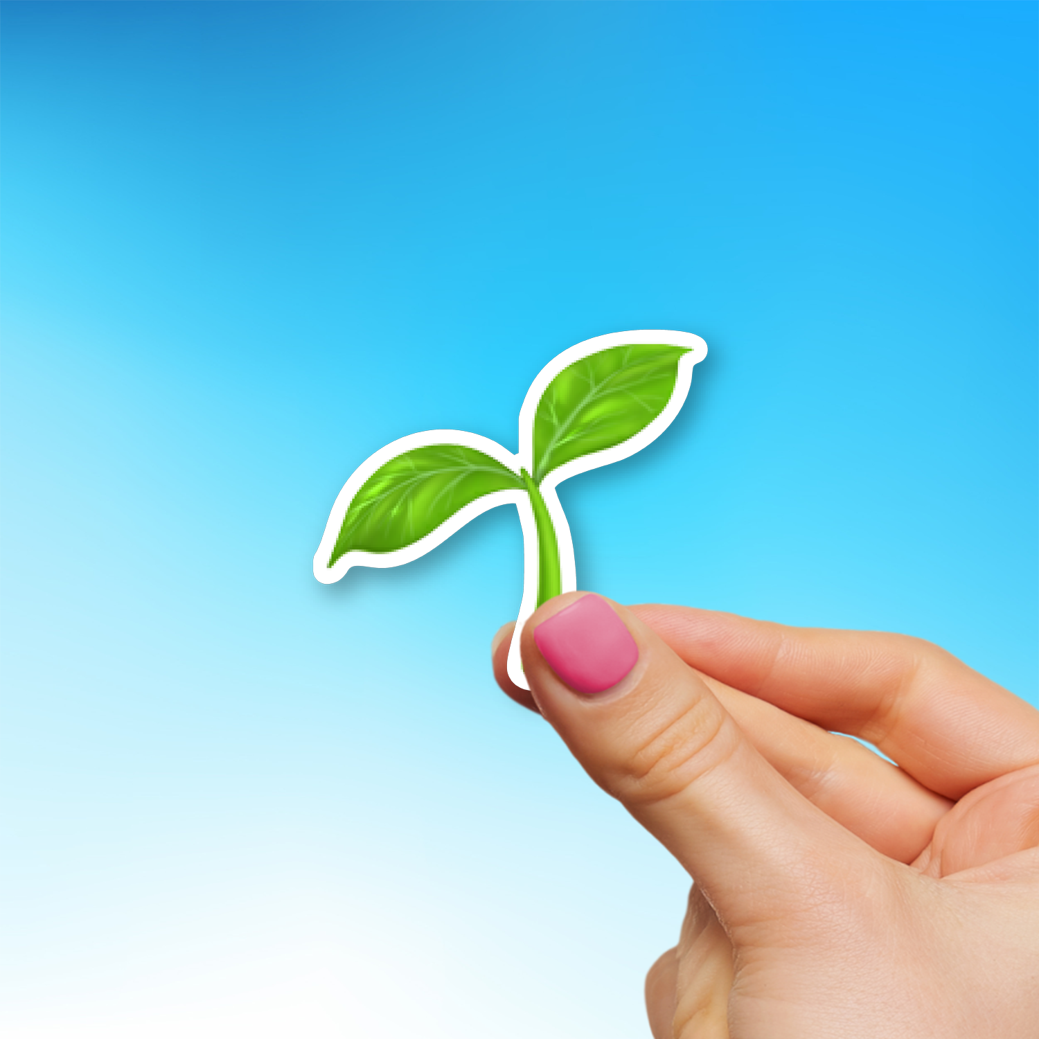 🌱 Seedling Emoji Sticker - Die-Cut, Multiple Sizes – EmojiStickers.com