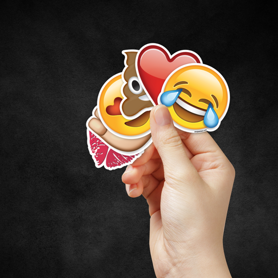 Emoji Stickers | Die Cut Stickers as seen on iPhones & Instagram ...