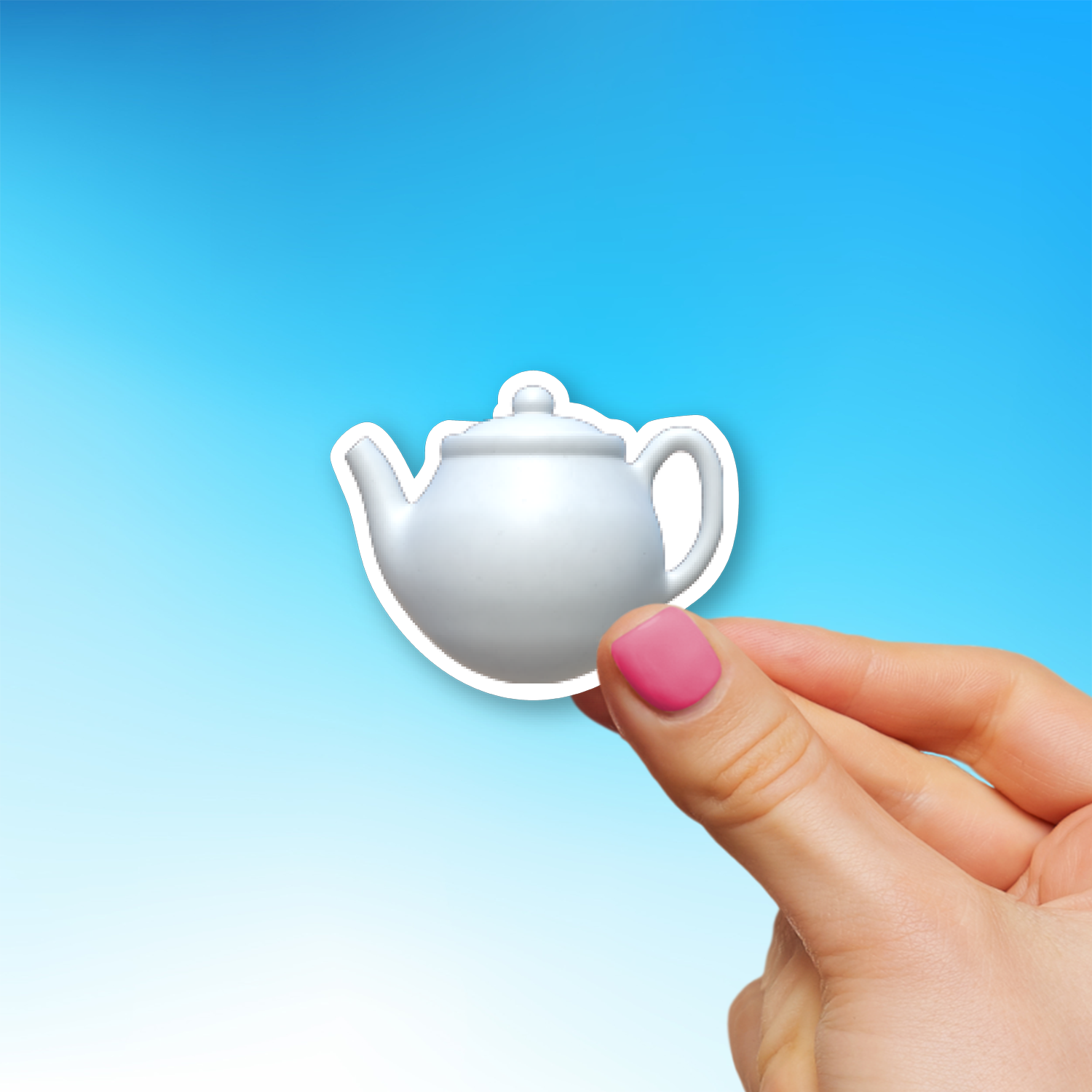 🫖 Teapot Emoji Sticker - Die-Cut, Multiple Sizes – EmojiStickers.com