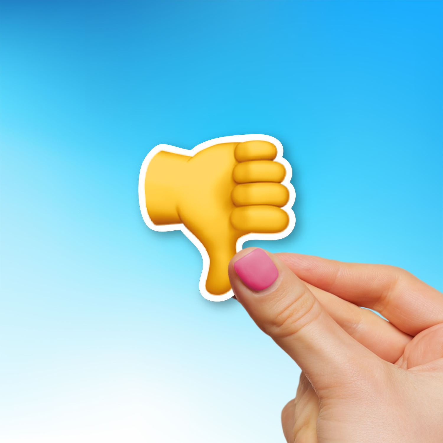 👎 Thumbs Down Emoji Sticker - Die-Cut, Multiple Sizes – EmojiStickers.com